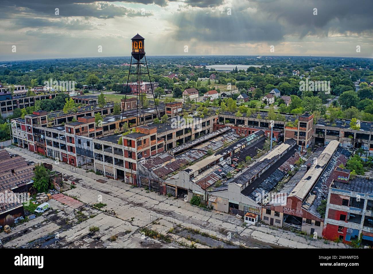 Packard Automotive Plant, Detroit Stock Photo - Alamy