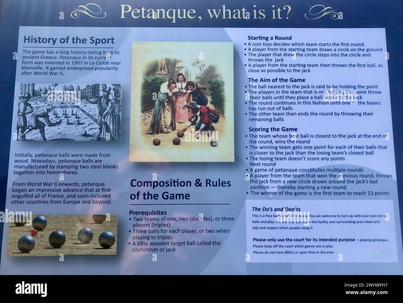 Popular french game petanque hi-res stock photography and images - Alamy