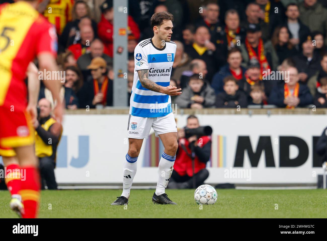 DEVENTER, 11-02-2024, stadium de Adelaarshorst, football, Dutch ...