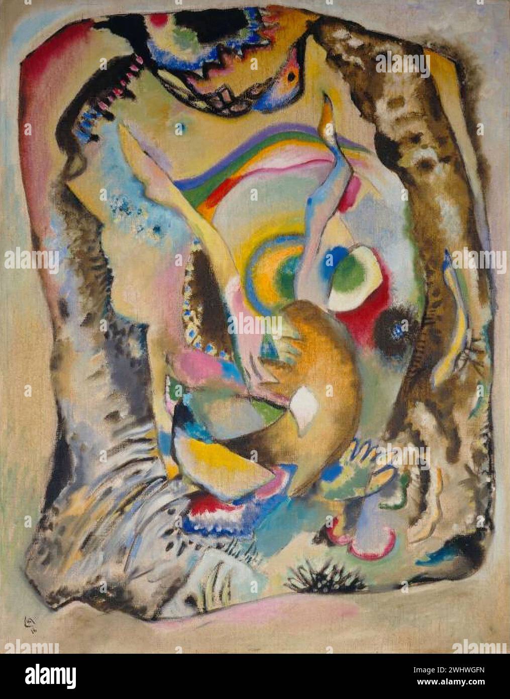 Vassily Kandinsky - Tableau sur fond clair Stock Photo - Alamy