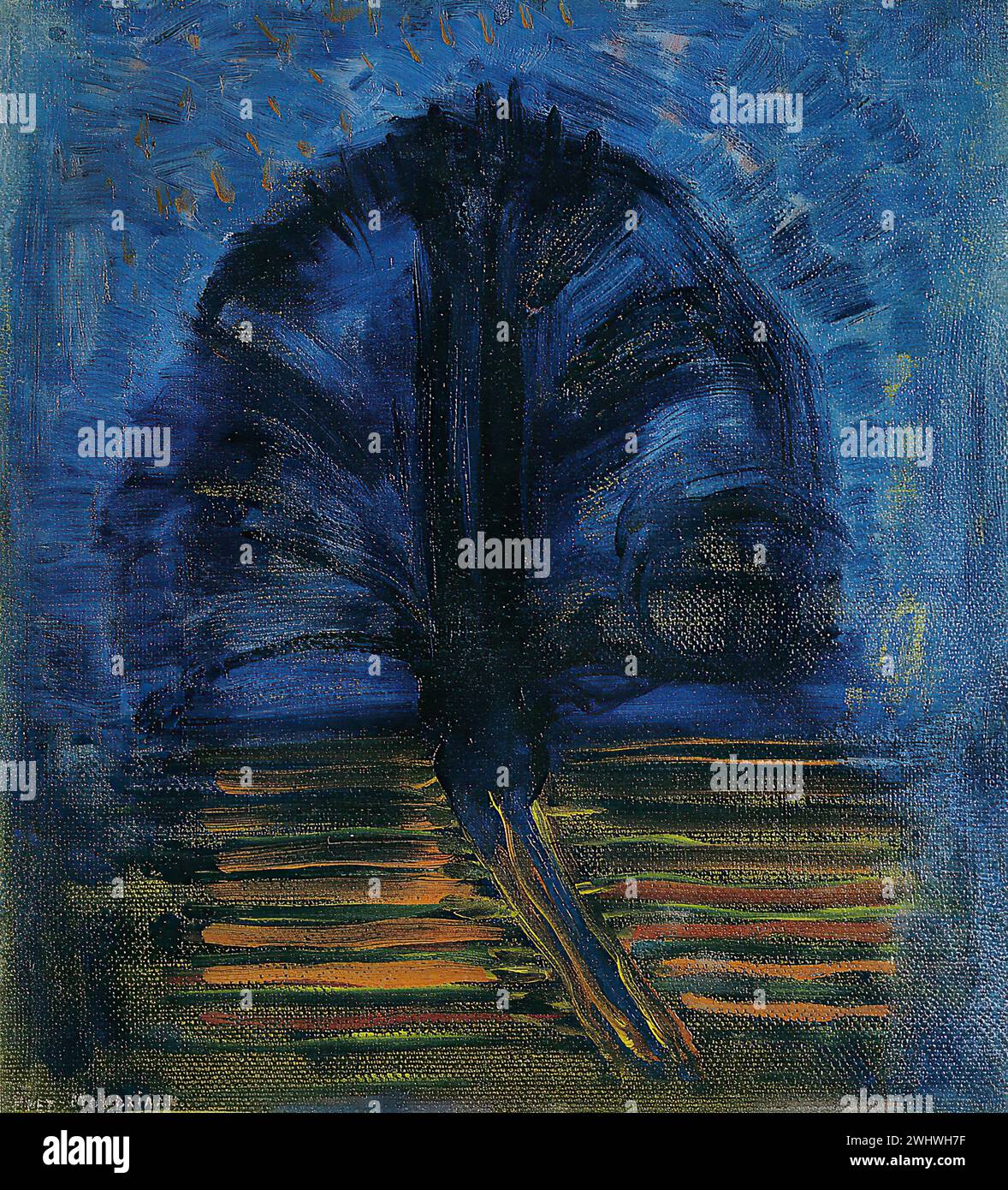 Piet Mondrian - La Saule bleu II Stock Photo - Alamy