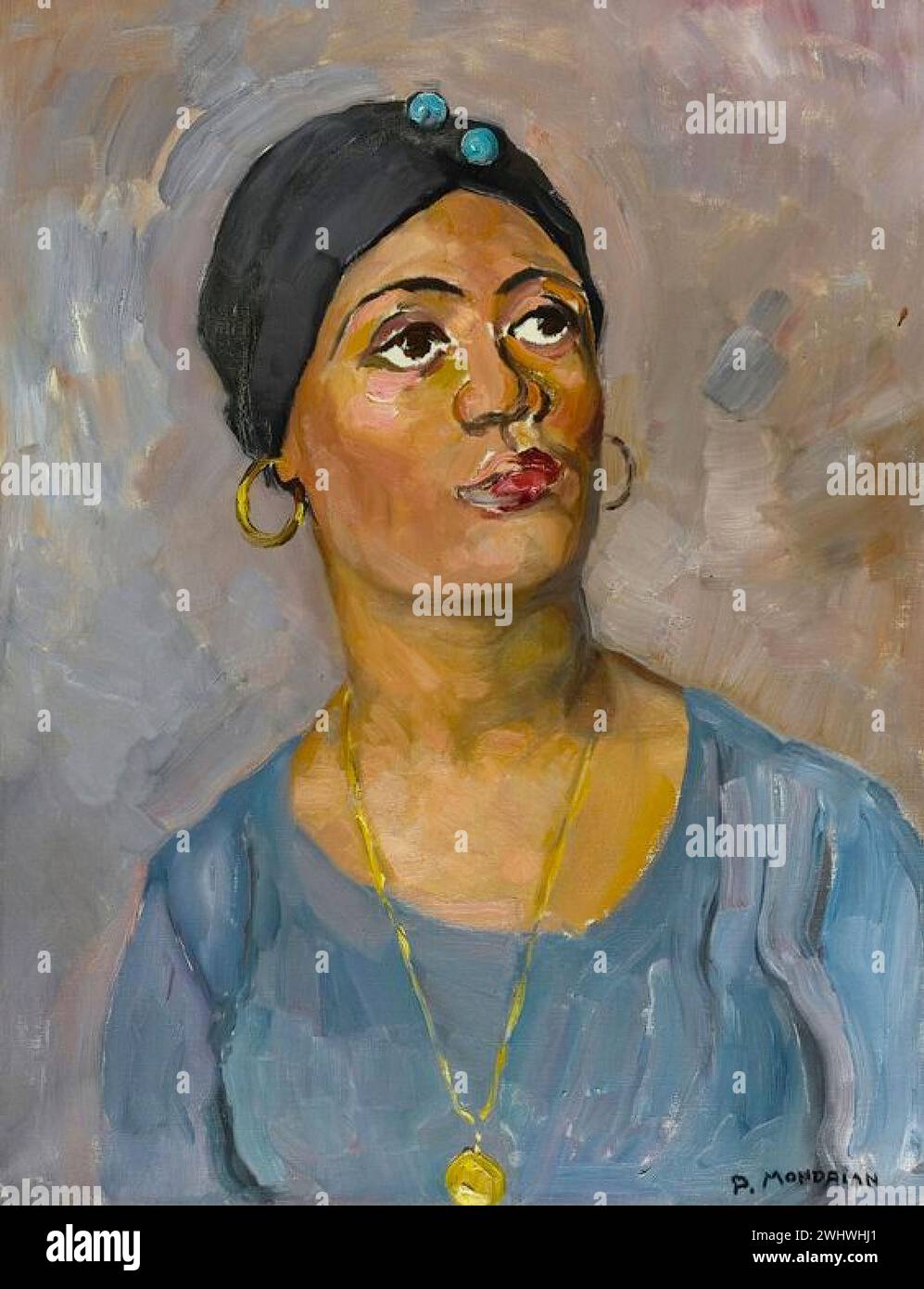 Piet Mondrian - Portrait de Sibbetje Stock Photo - Alamy