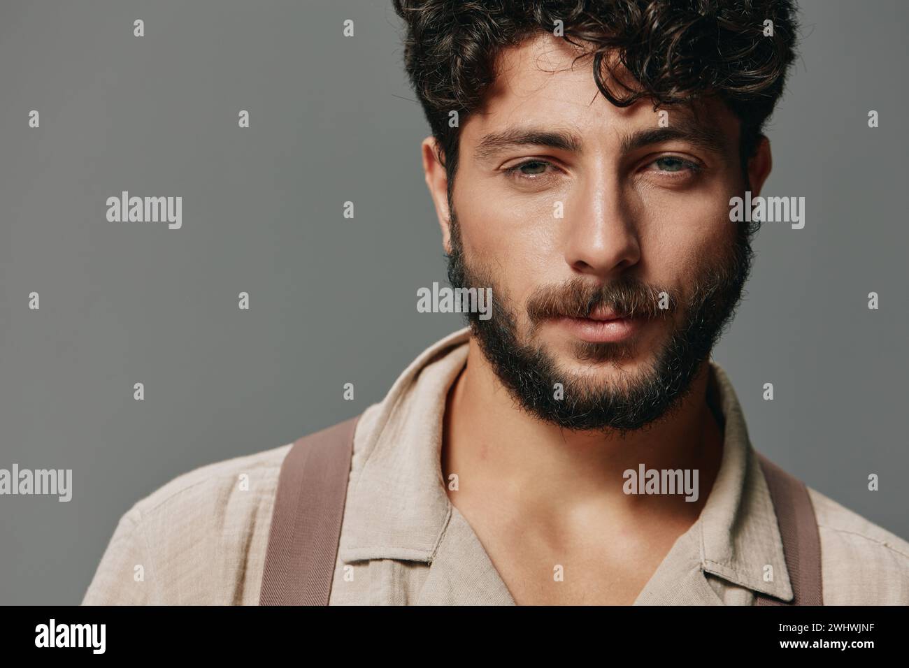 Hair background men person guy face young attractive look portrait ...