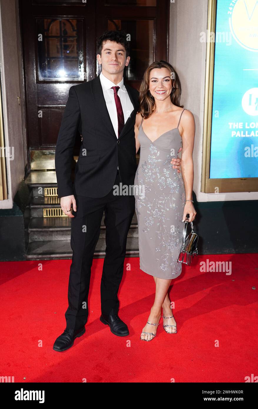 Tobias Turley Right And Stevie Doc Attending The Whatsonstage Awards At The London Palladium