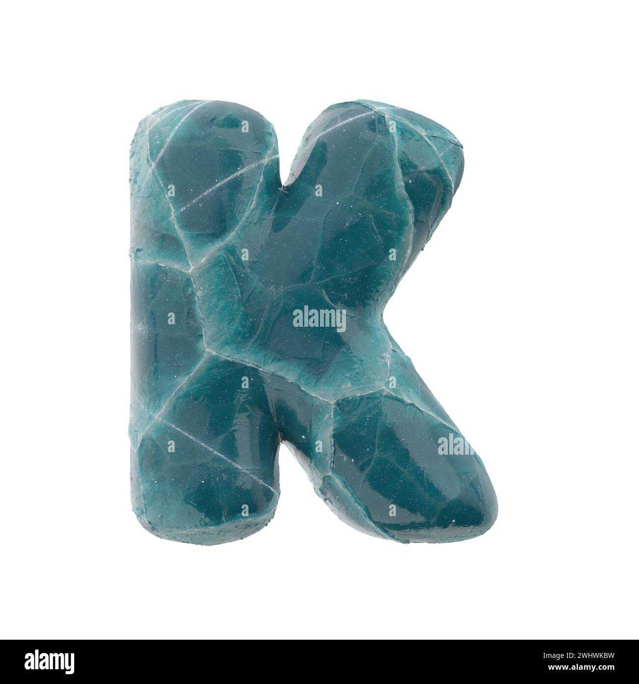 Ice uppercase alphabet Cut Out Stock Images & Pictures - Alamy