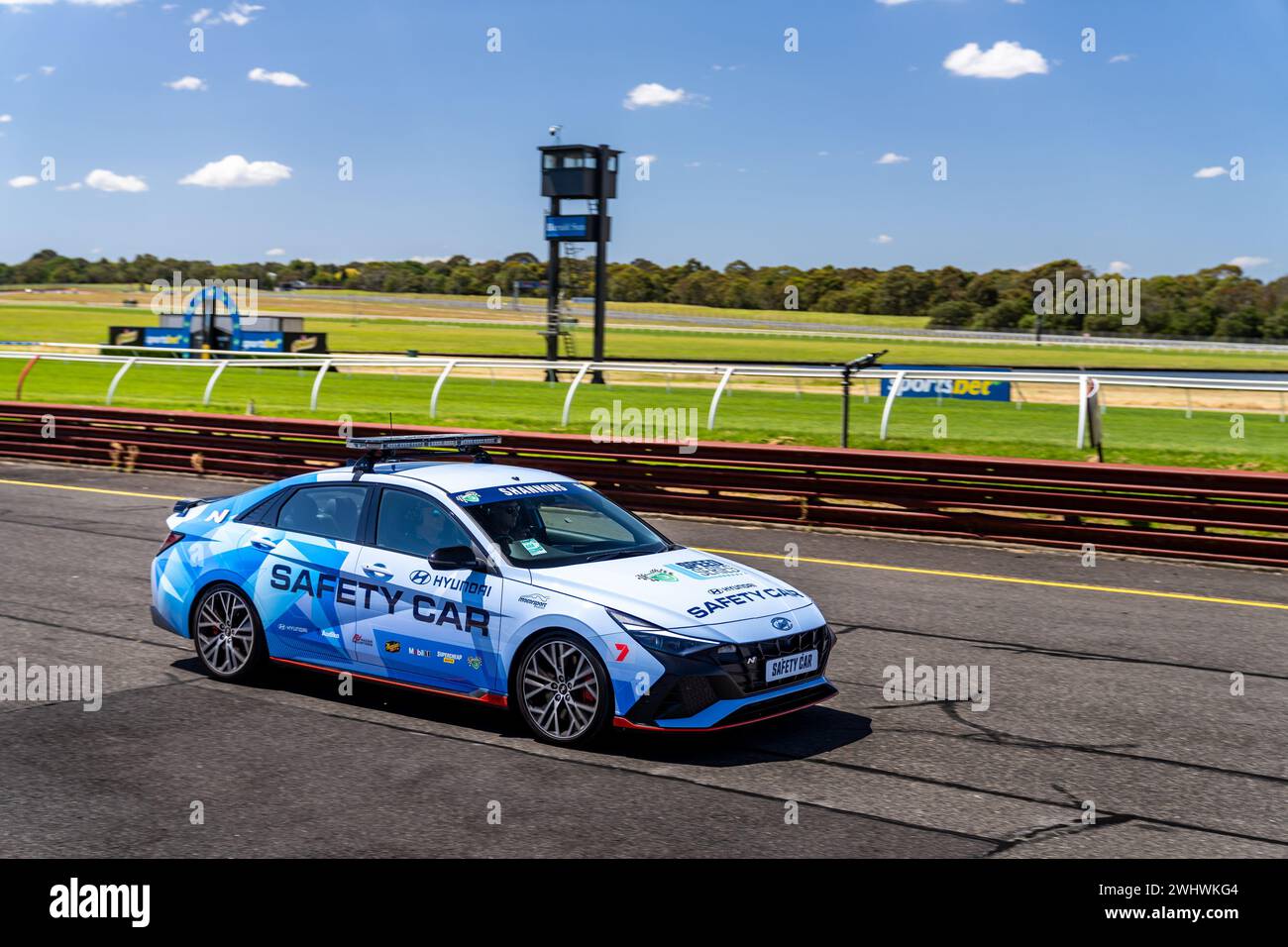 Sandown Park, Australia. 11 February, 2024. The Hyundai i30N Safety Car ...