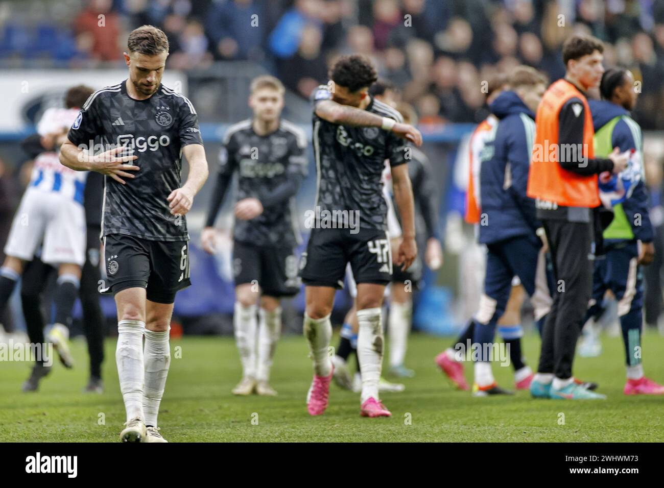 Heerenveen, Netherlands. 11th Feb, 2024. HEERENVEEN, 11-02-2024, Abe Lenstra Stadium, Dutch ...