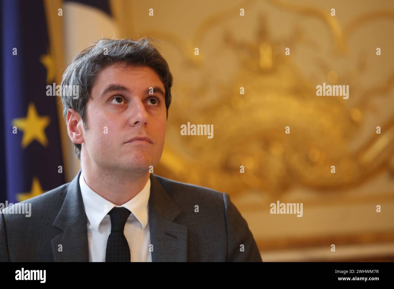 Paris, France. 10th Feb, 2024. © PHOTOPQR/LE PARISIEN/Arnaud Journois ...