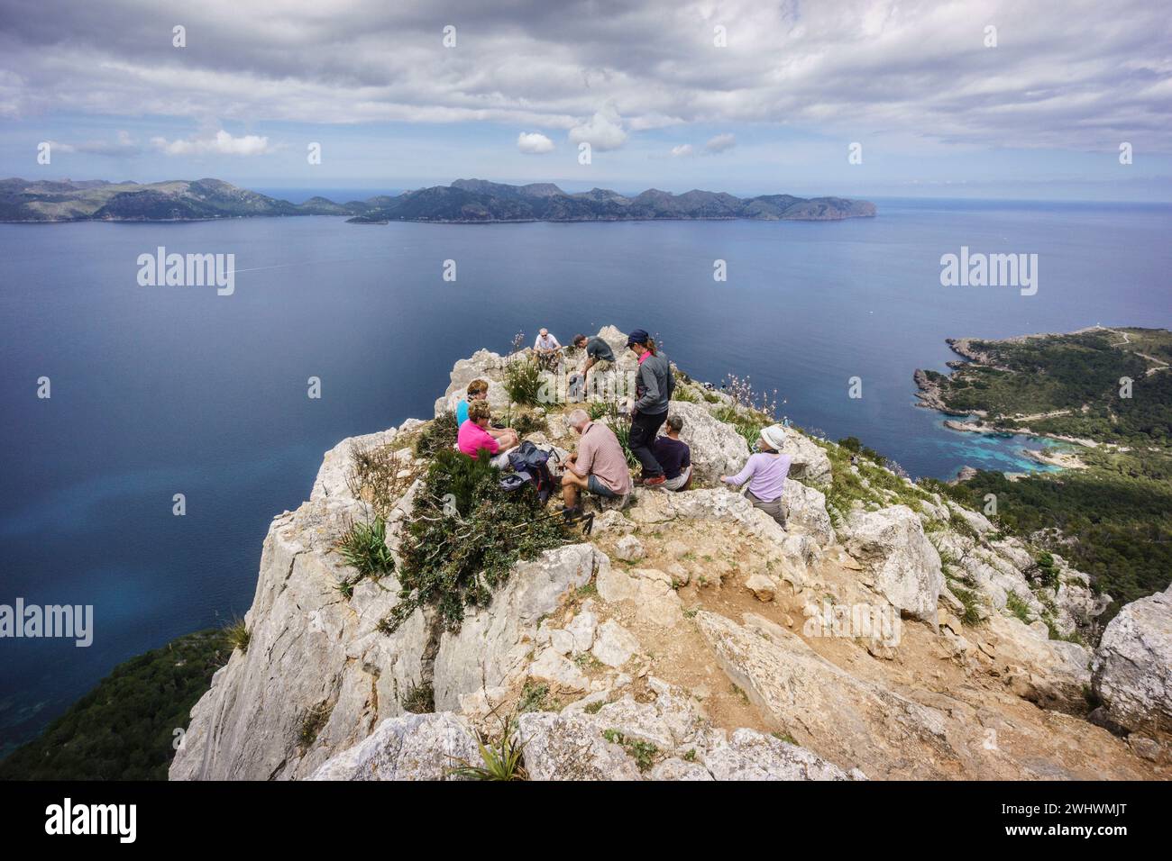 Sa Penya Des Migdia Stock Photo - Alamy