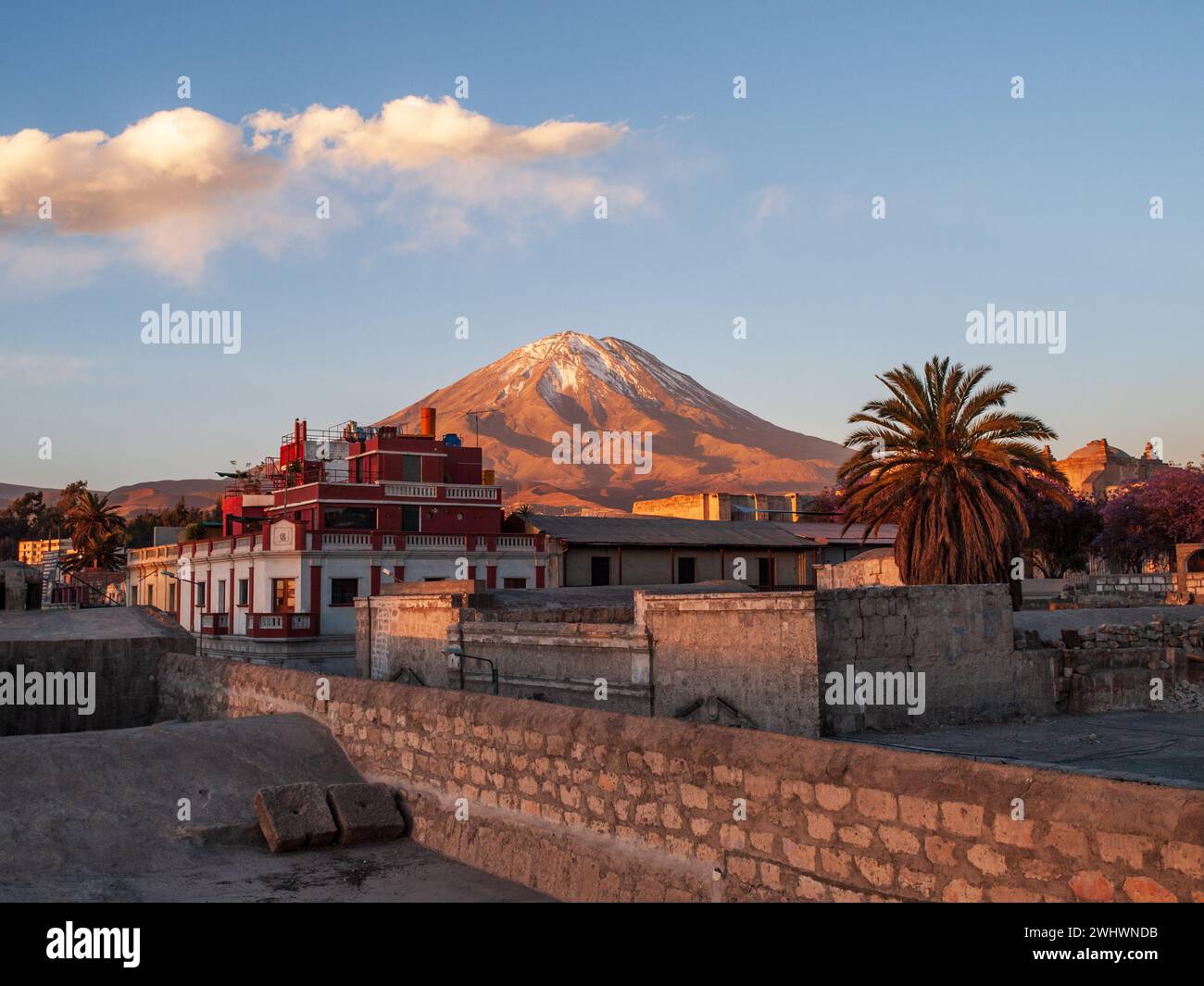 Photo of Misti volcano taken from the Convent of Santa Catalina at ...