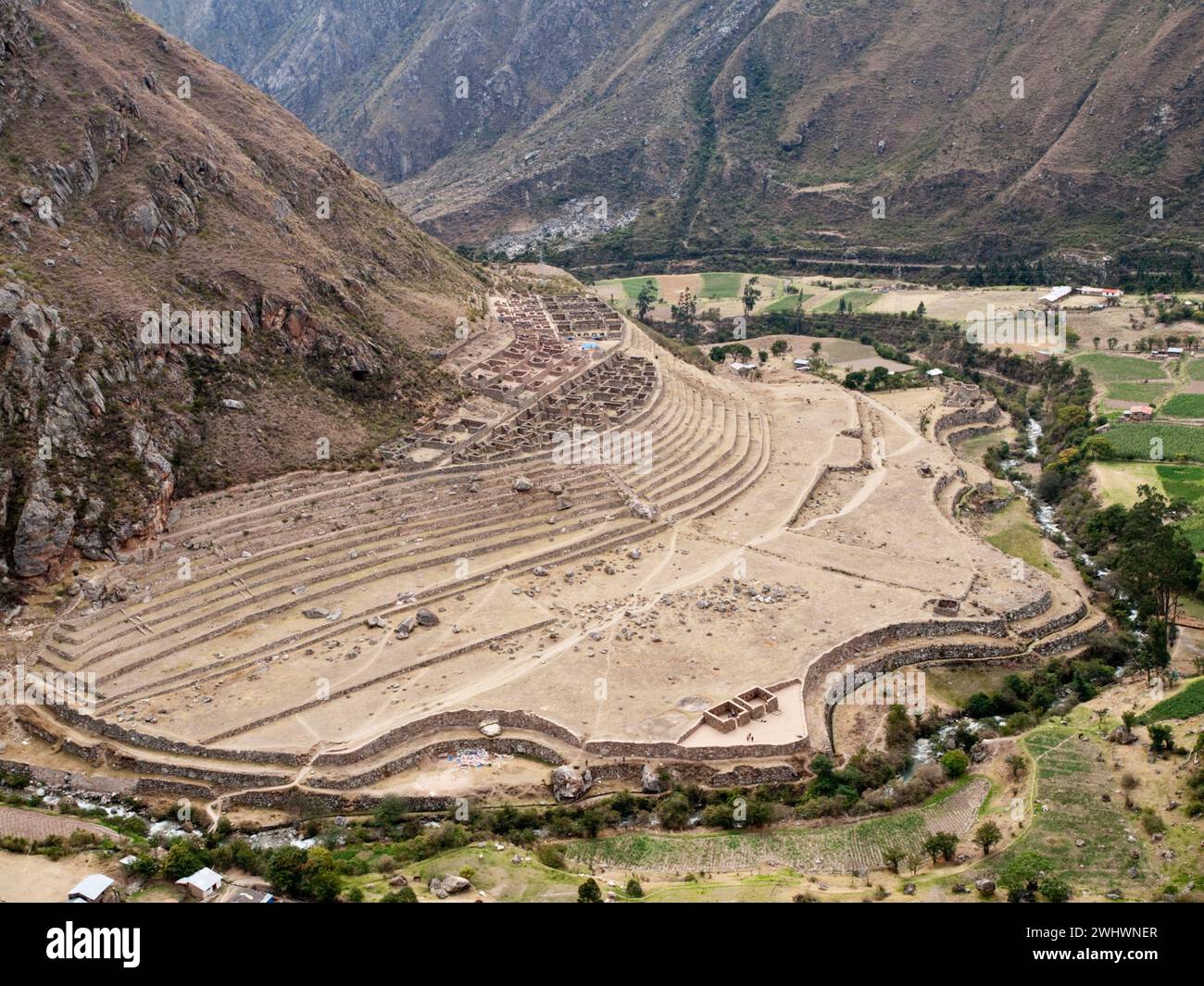 Archaeological remains and ruins of the agriculture and civilizations ...