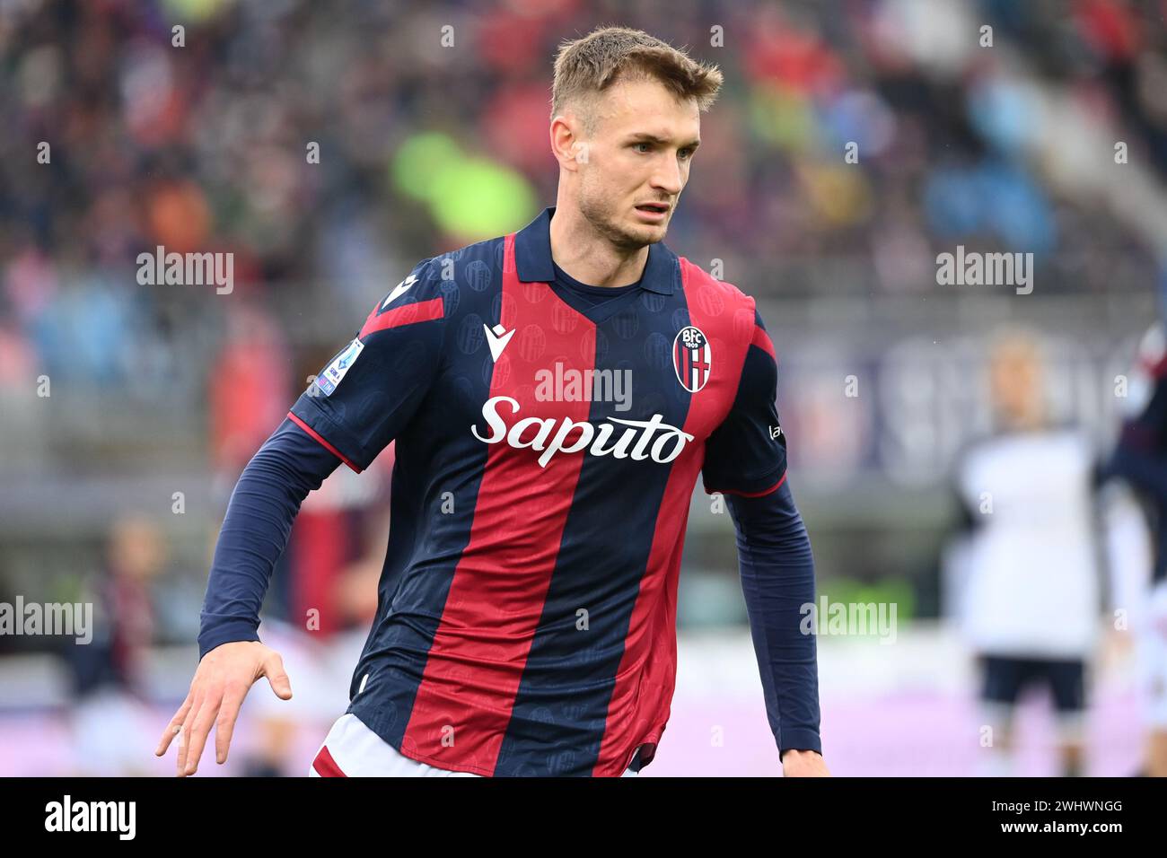 Bologna, Italy. 11th Feb, 2024. Stefan Posch (Bologna Fc) portrait ...