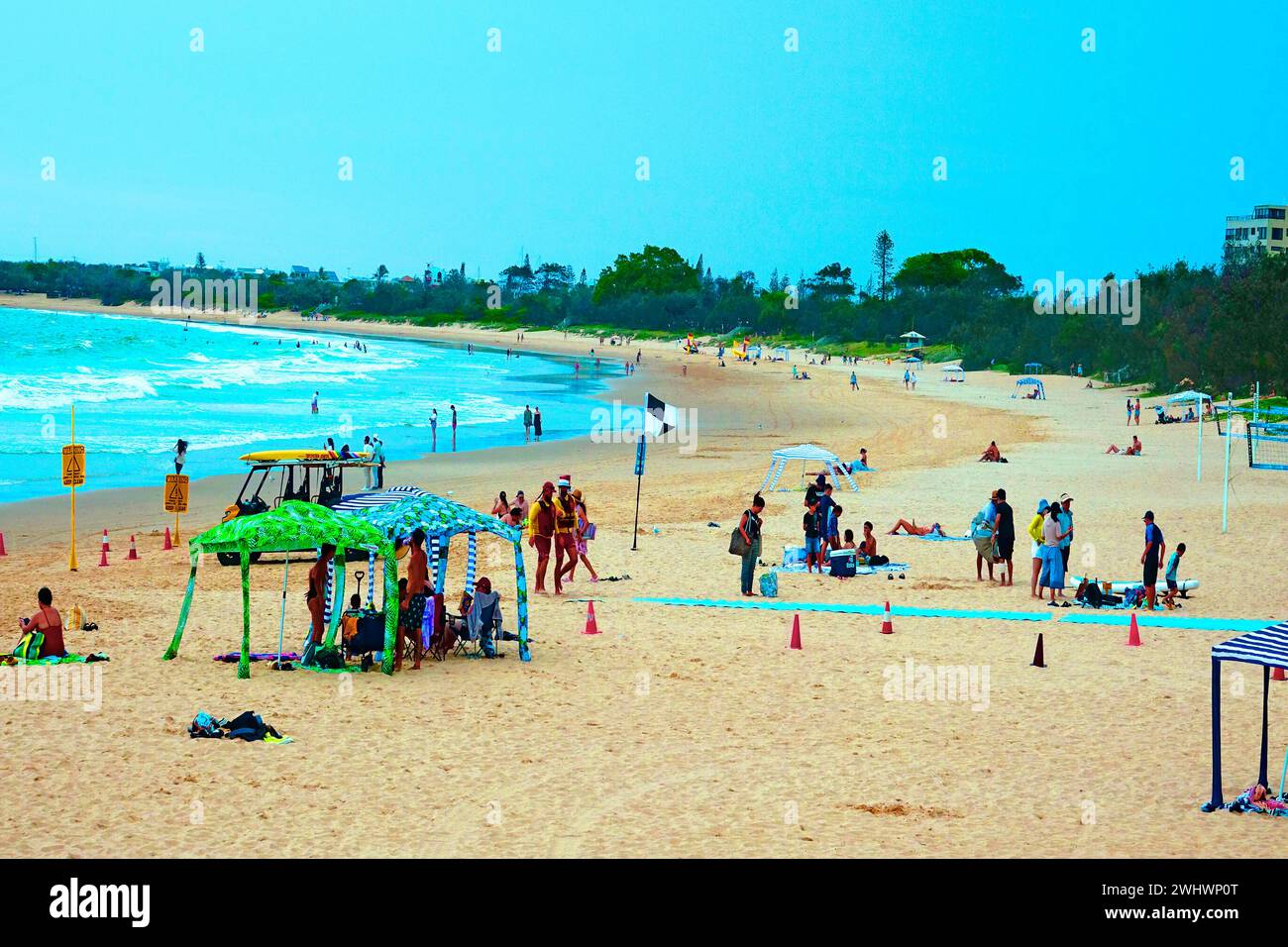 Mooloolaba Beach Queensland Australia Sunshine Coast Region Stock Photo ...