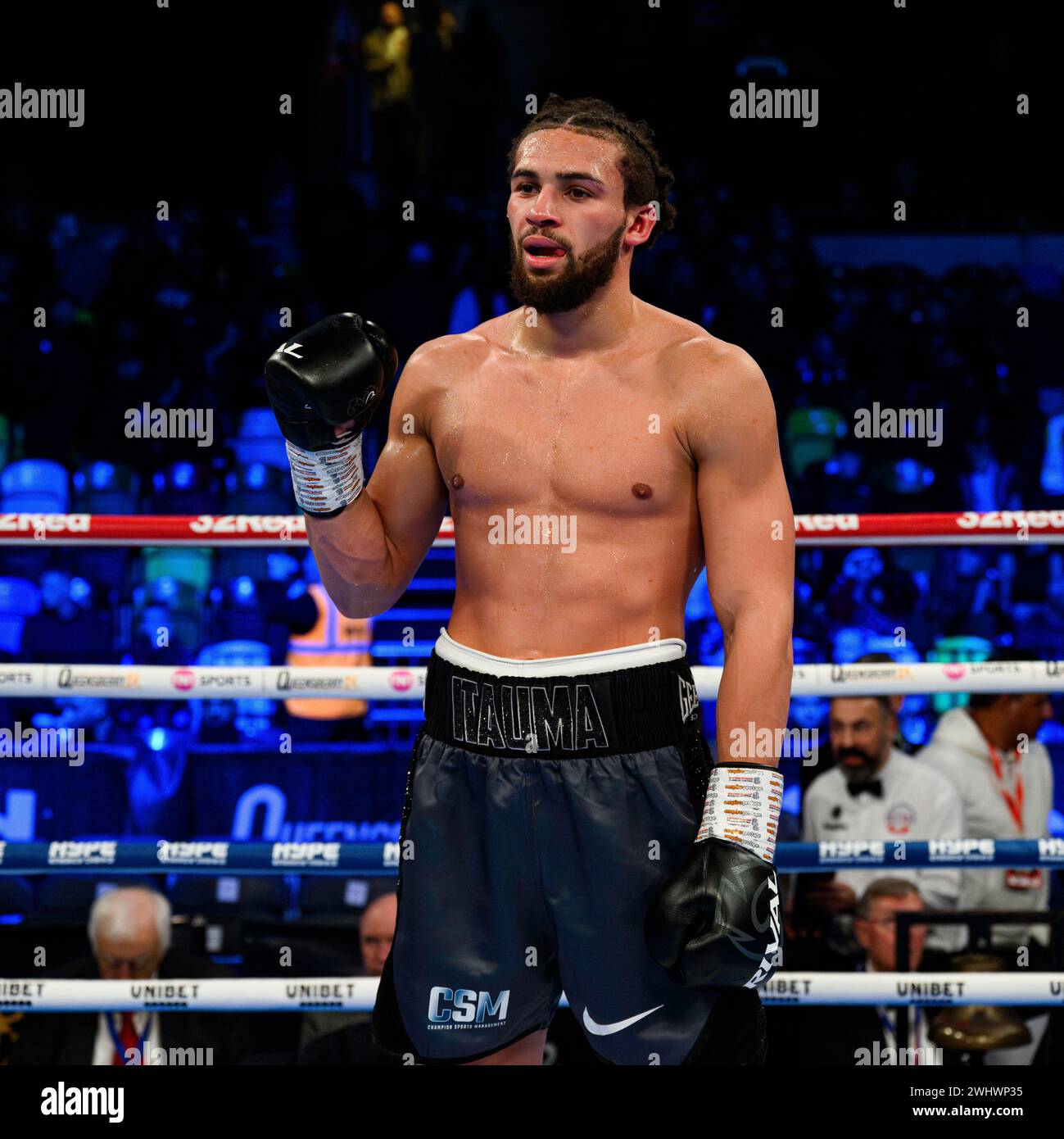 LONDON, UNITED KINGDOM. 10 Feb, 24. Karol Itauma poses photos after ...
