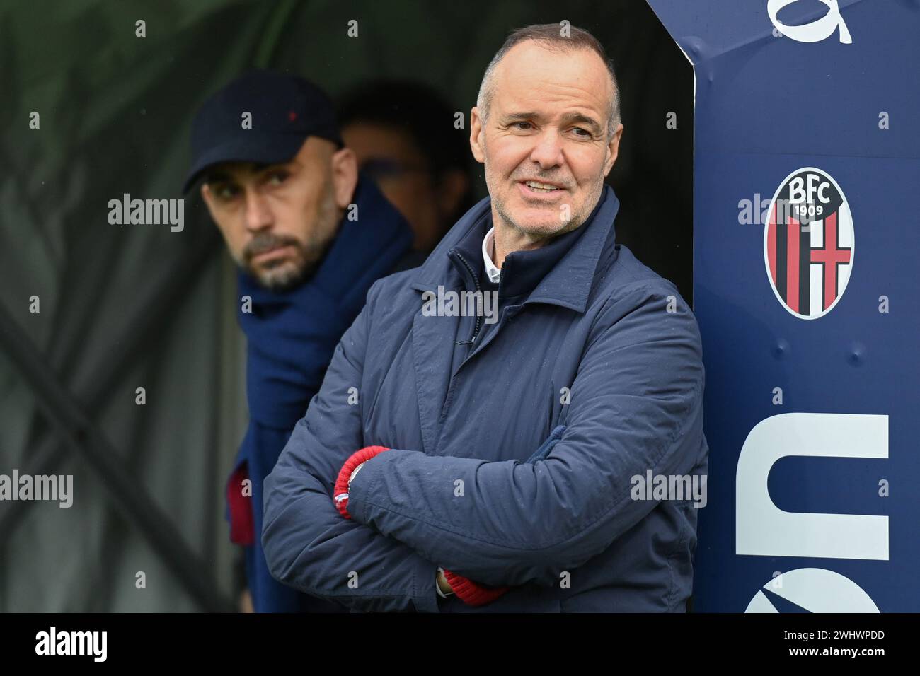 Bologna, Italy. 11th Feb, 2024. Joey Saputo (Bologna Fc) and Marco Di ...