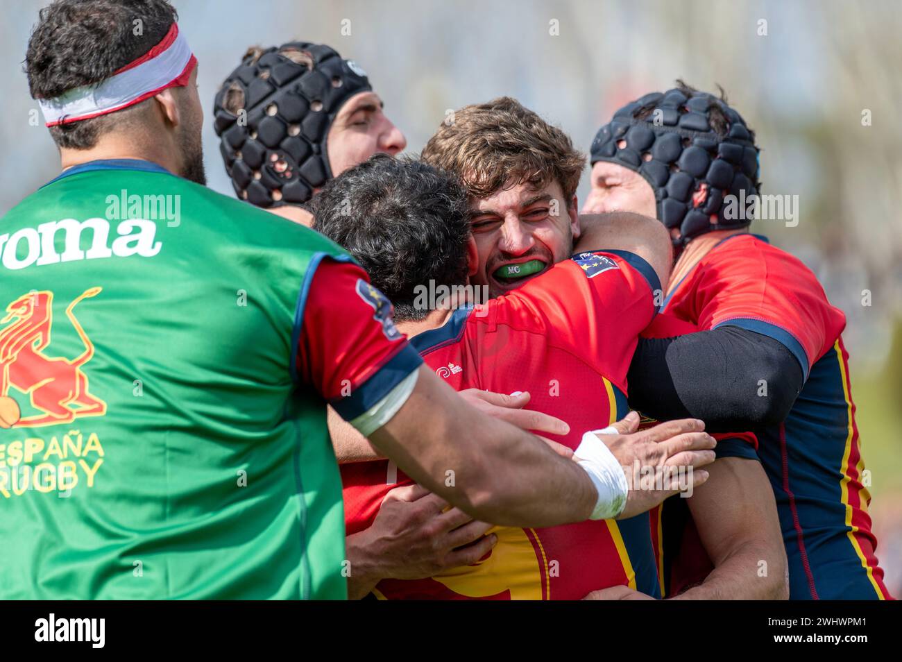 Madrid, Madrid, Spain. 11th Feb, 2024. Rugby Europe Championship Match ...