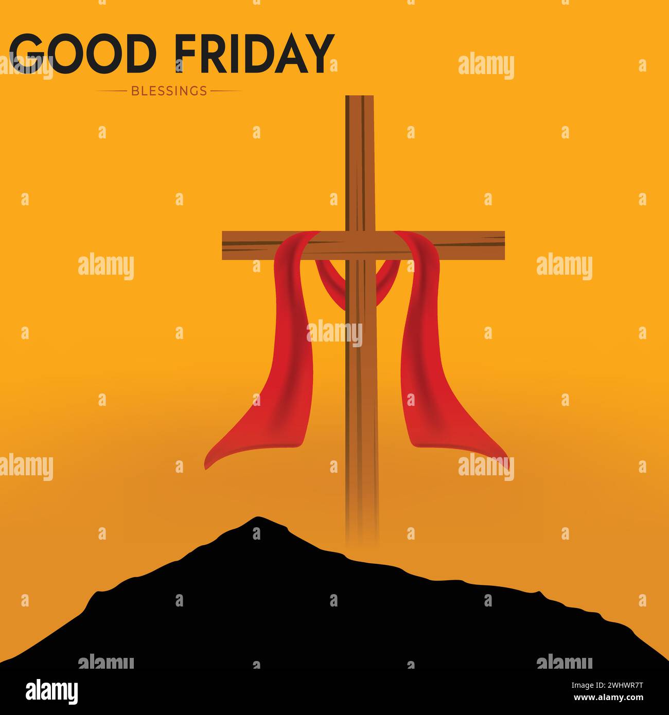 Cross of catholic belief Stock Vector Images - Alamy