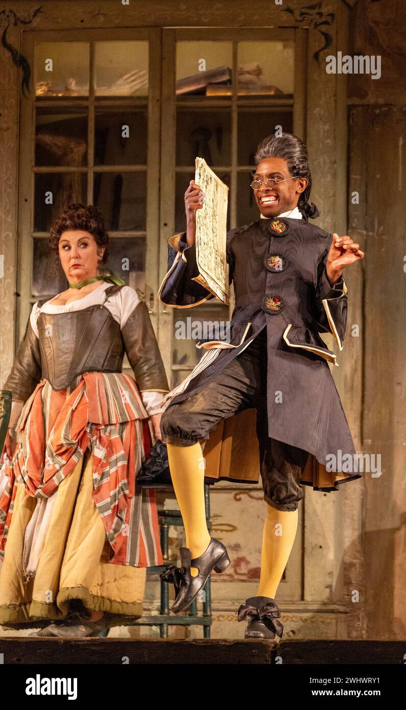 l-r: Lesley Garrett (Berta), Innocent Masuku (Count Almaviva) in THE ...