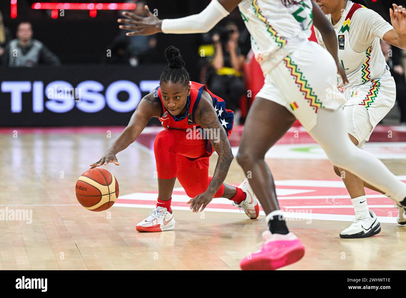 Antwerp, Belgium. 11th Feb, 2024. Jewell Loyd of USA during a ...