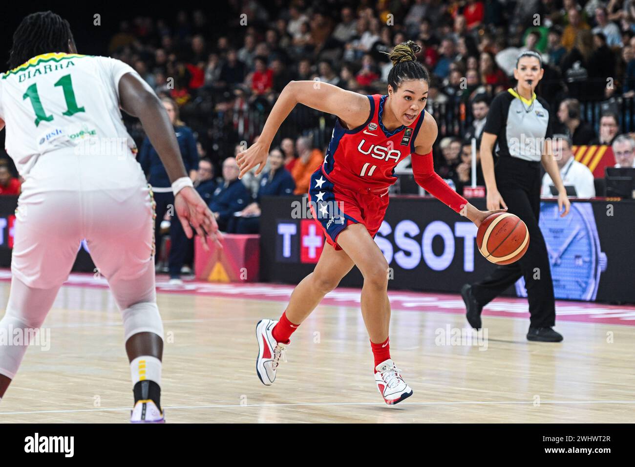 Antwerp, Belgium. 11th Feb, 2024. Napheesa Collier of USA during a ...