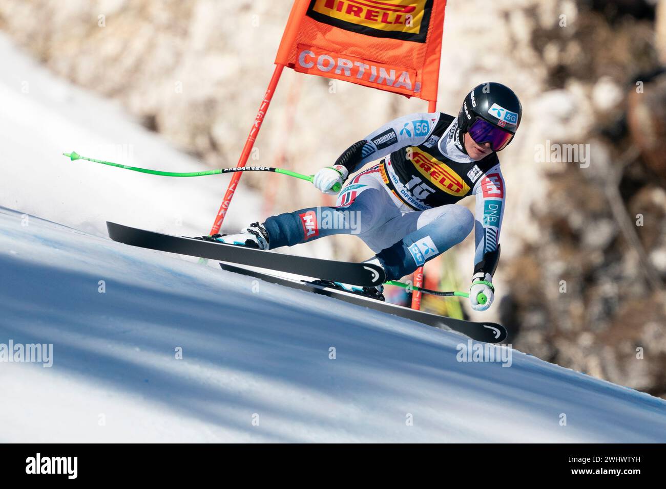 Cortina d’Ampezzo, Italy 28 January 2024. LIE Kajsa Vickhoff (Nor ...