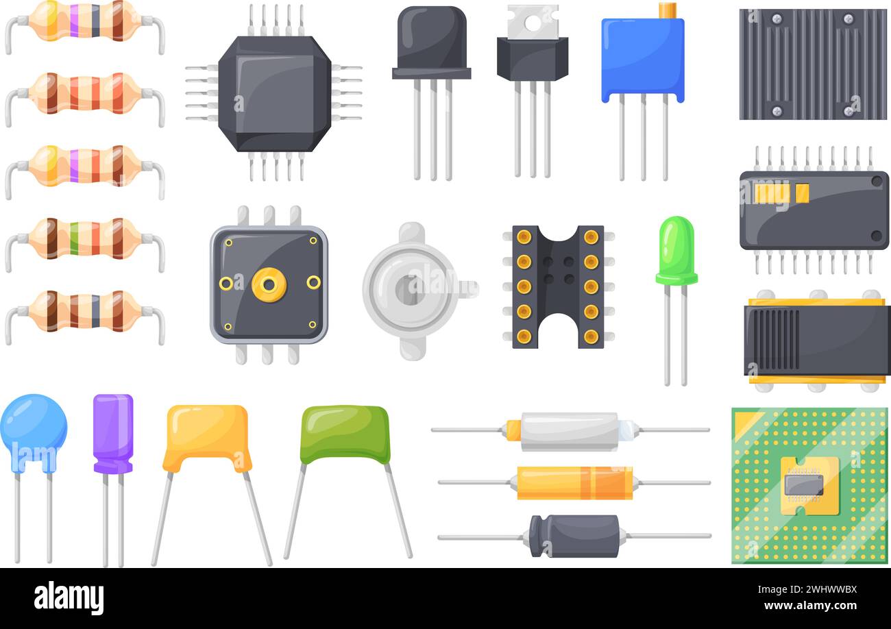 Semiconductor Resistor Electric Component Pcb Industrial Microcontroller Parts Electrical