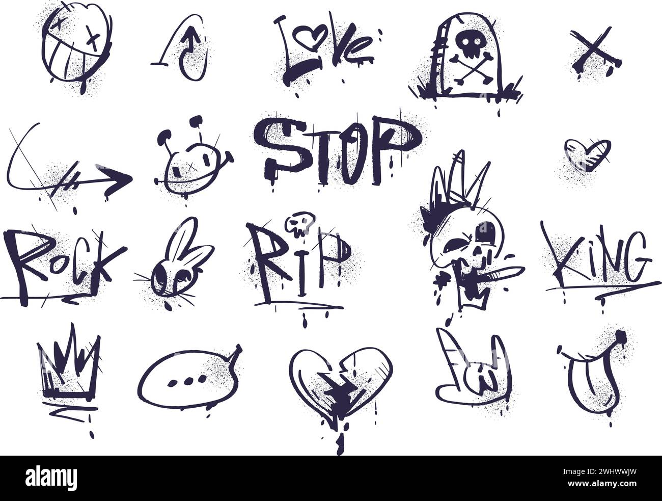 Rip rap Stock Vector Images - Alamy