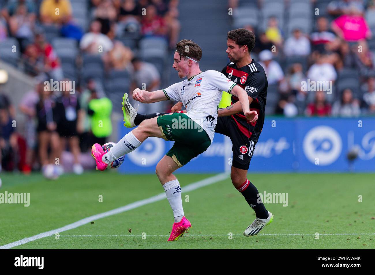 Sydney, Australia. 11th Feb, 2024. Tate Russell of the Wanderers ...