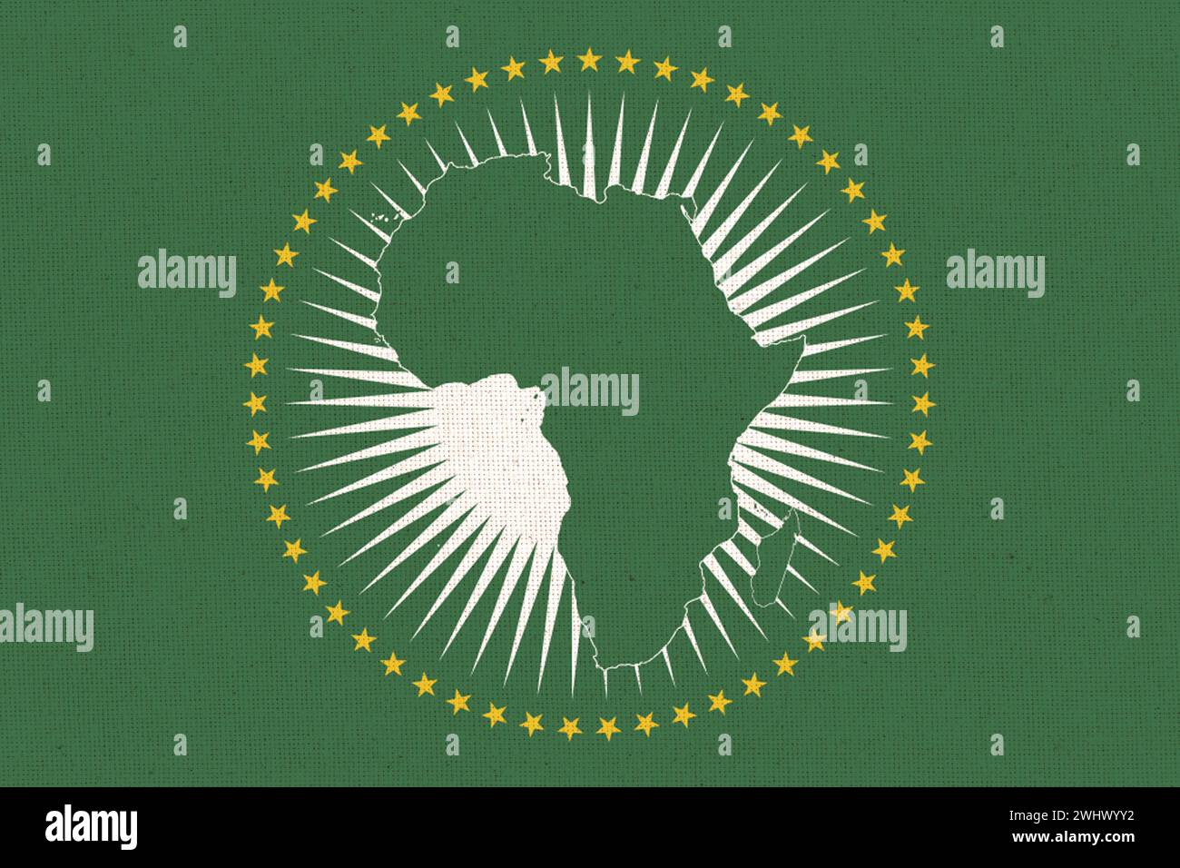 Flag of the African Union. flag of the Organization of African Unity ...