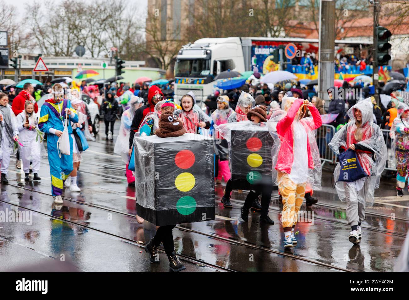 Erfurt, Germany. 11th February, 2024. Traditional german Carnival ...