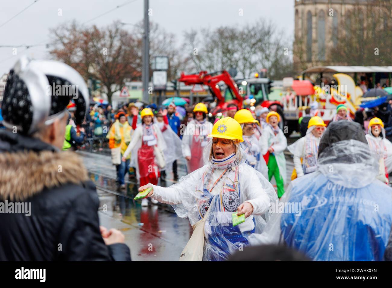 Erfurt, Germany. 11th February, 2024. Traditional german Carnival ...