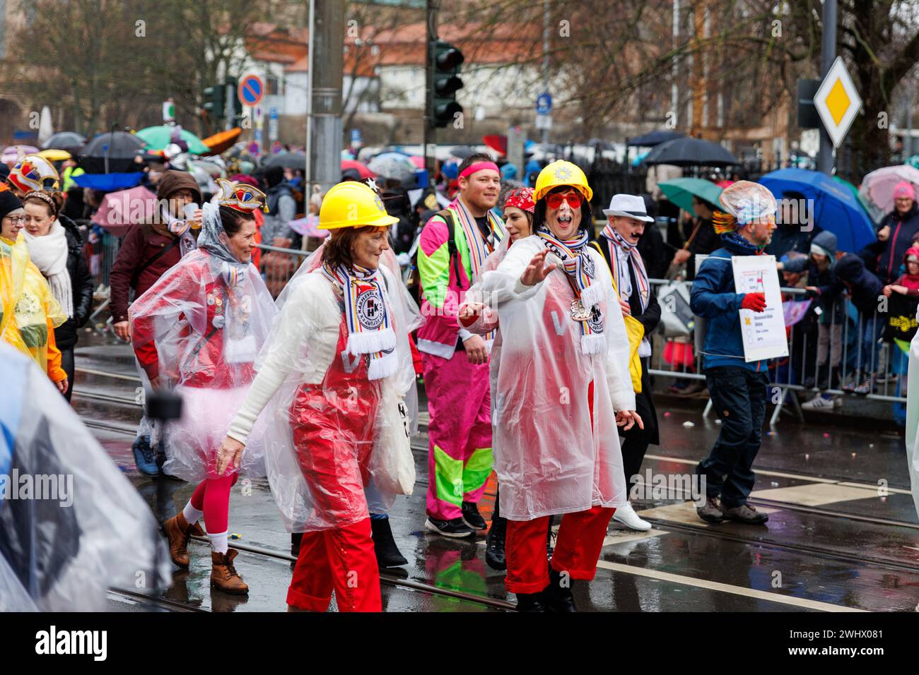 Erfurt, Germany. 11th February, 2024. Traditional german Carnival ...