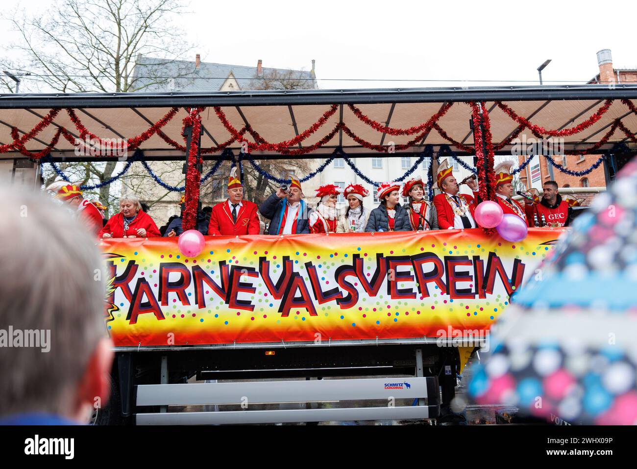 Erfurt, Germany. 11th February, 2024. Traditional german Carnival ...