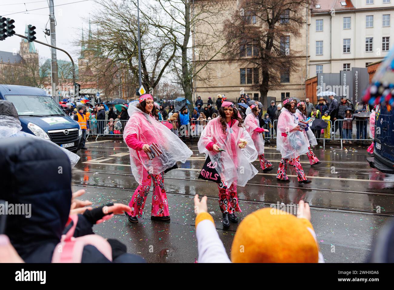 Erfurt, Germany. 11th February, 2024. Traditional german Carnival ...