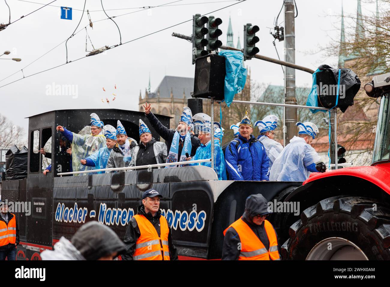Erfurt, Germany. 11th February, 2024. Traditional german Carnival ...