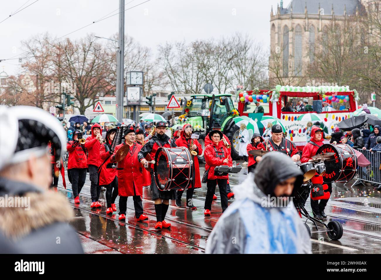 Erfurt, Germany. 11th February, 2024. Traditional german Carnival ...