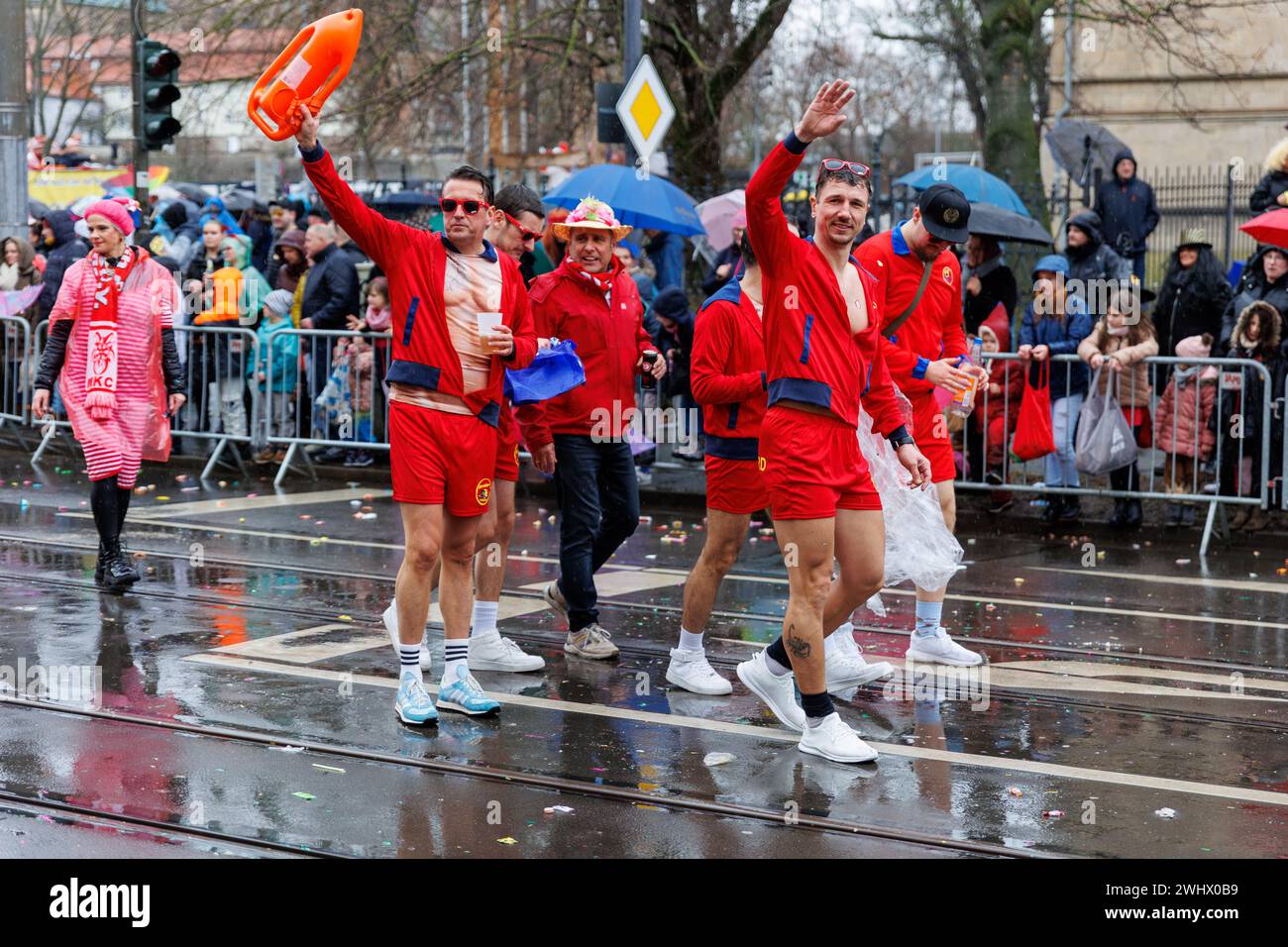 Erfurt, Germany. 11th February, 2024. Traditional german Carnival ...