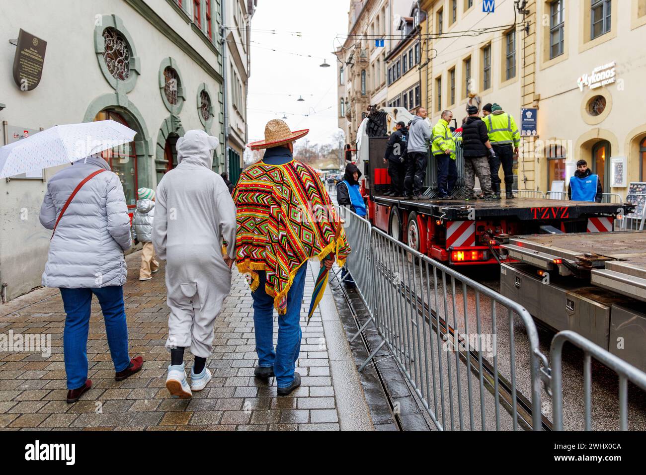 Erfurt, Germany. 11th February, 2024. Traditional german Carnival ...