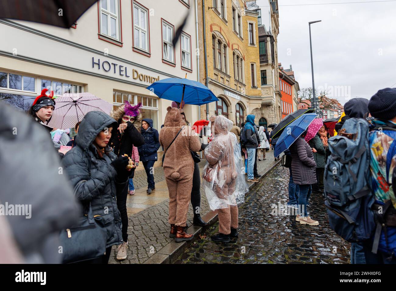 Erfurt, Germany. 11th February, 2024. Traditional german Carnival ...