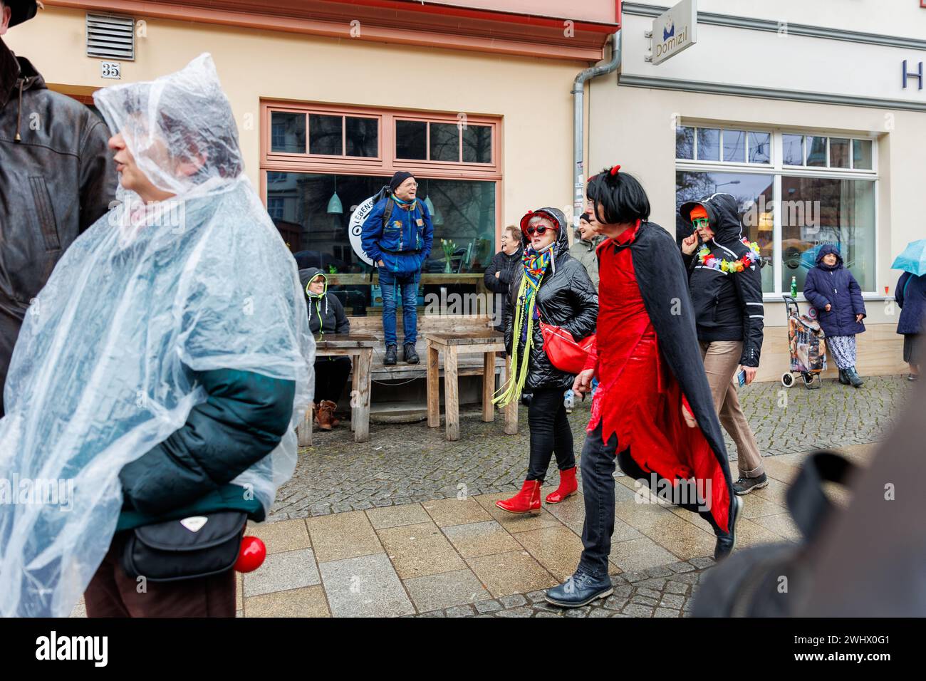 Erfurt, Germany. 11th February, 2024. Traditional german Carnival ...