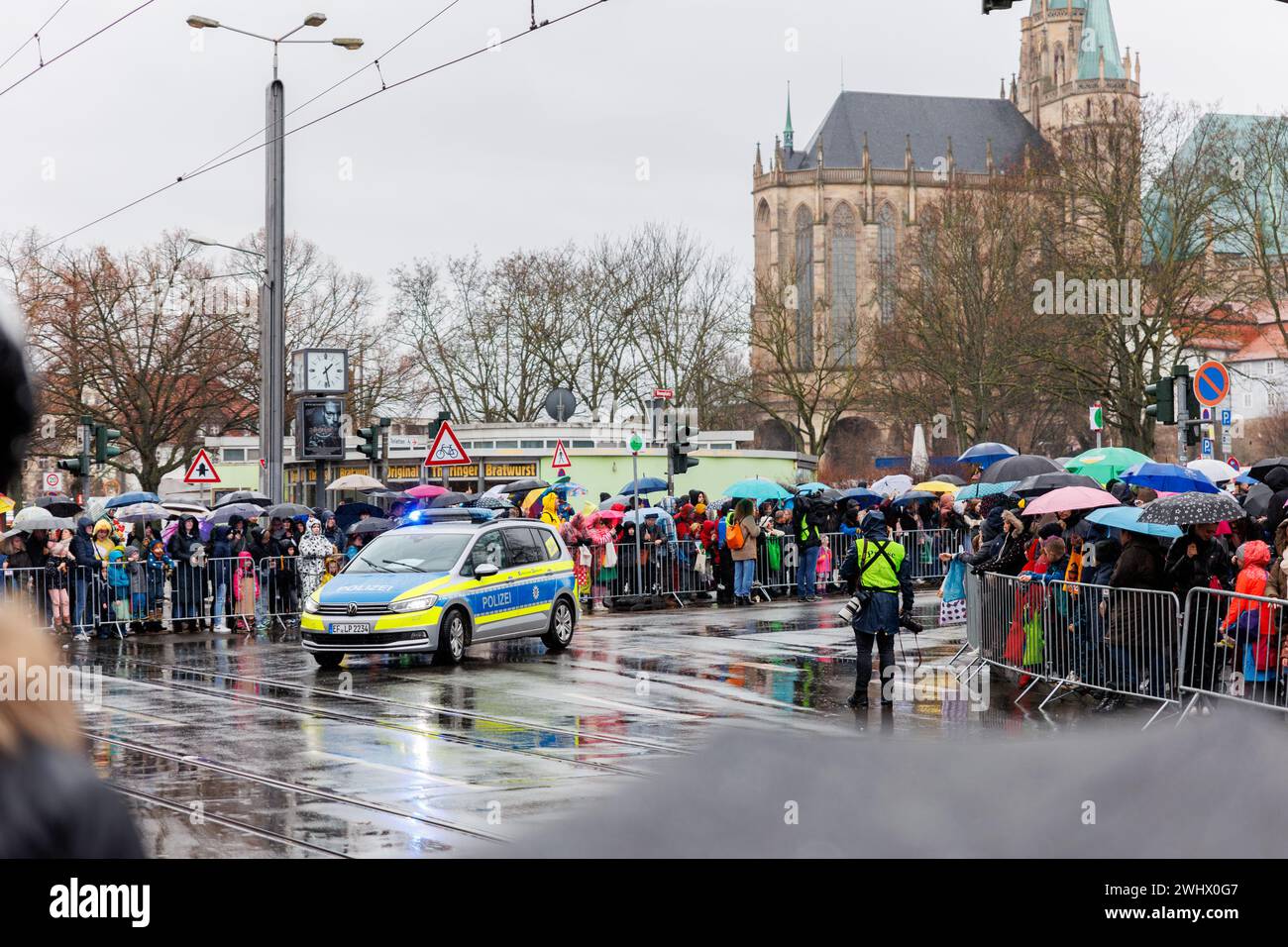 Erfurt, Germany. 11th February, 2024. Traditional german Carnival ...