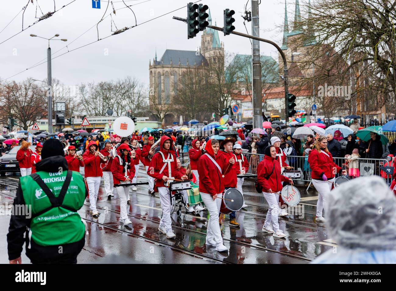 Erfurt, Germany. 11th February, 2024. Traditional german Carnival ...