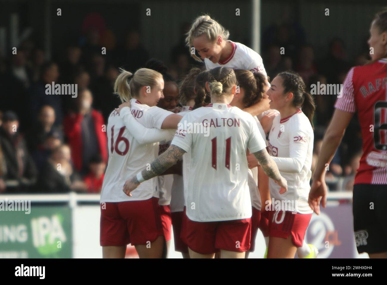 Ella Toone (7) scores and celebrates goal Southampton FC Women v ...