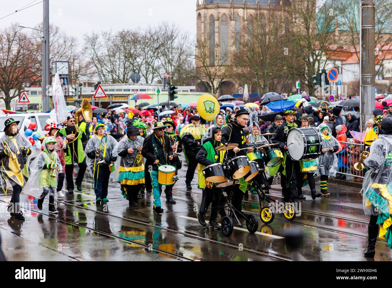 Erfurt, Germany. 11th February, 2024. Traditional german Carnival ...