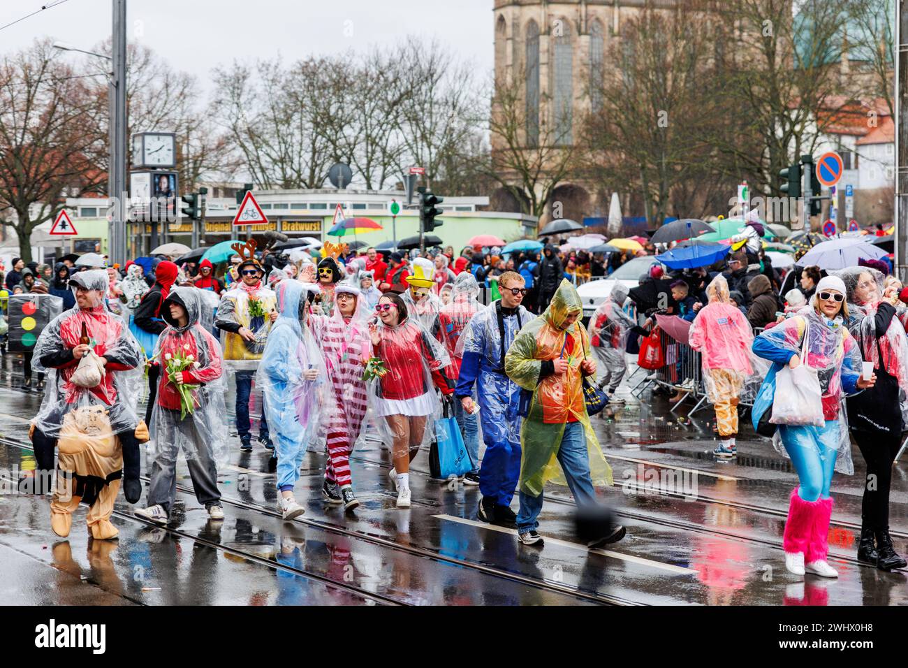 Erfurt, Germany. 11th February, 2024. Traditional german Carnival ...
