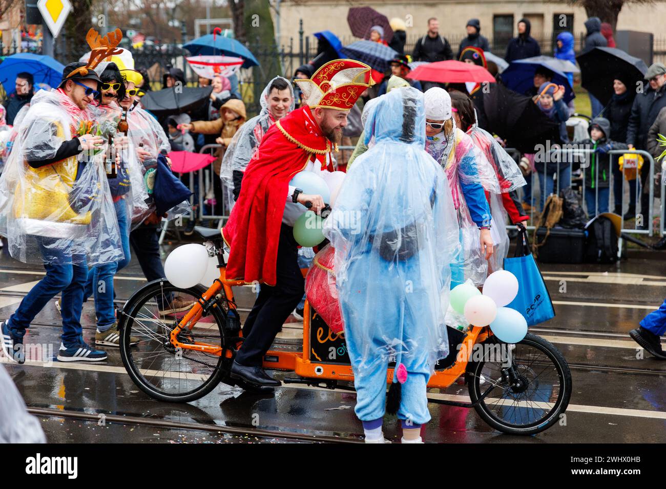 Erfurt, Germany. 11th February, 2024. Traditional german Carnival ...