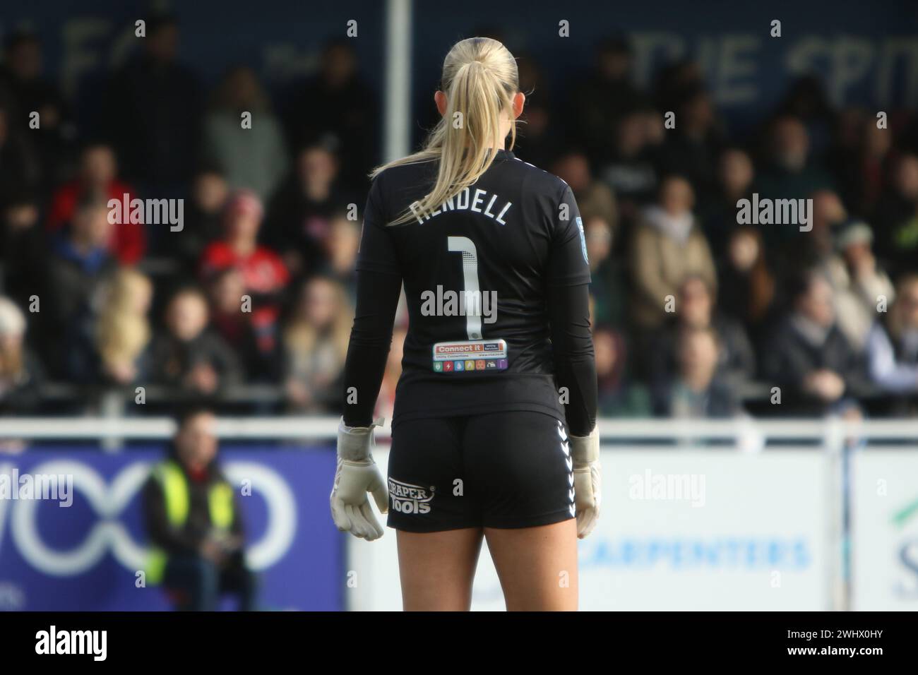 Kayla Rendell goalkeeper Southampton FC Women v Manchester United Women ...
