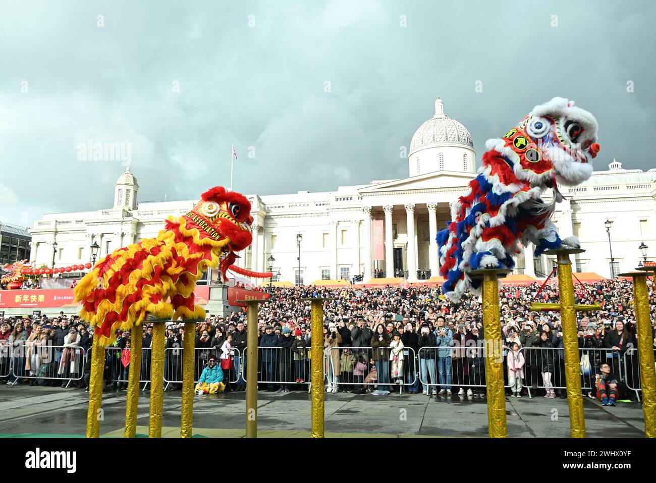 The Year of the Dragon kicked off in London to celebrate Lunar New Year ...