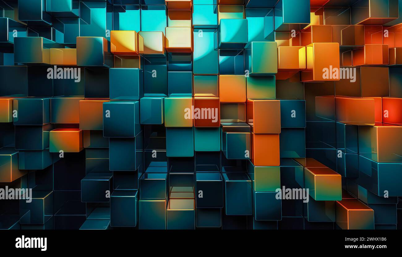 3D Modern Business Background Stock Photo - Alamy