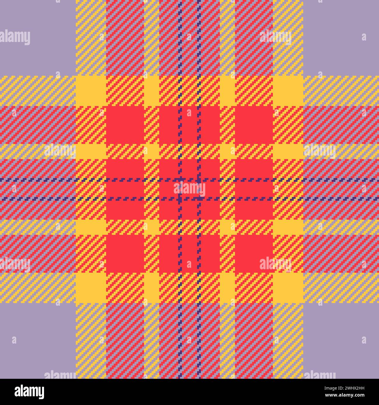 Scratch tartan seamless vector, canadian check texture background ...
